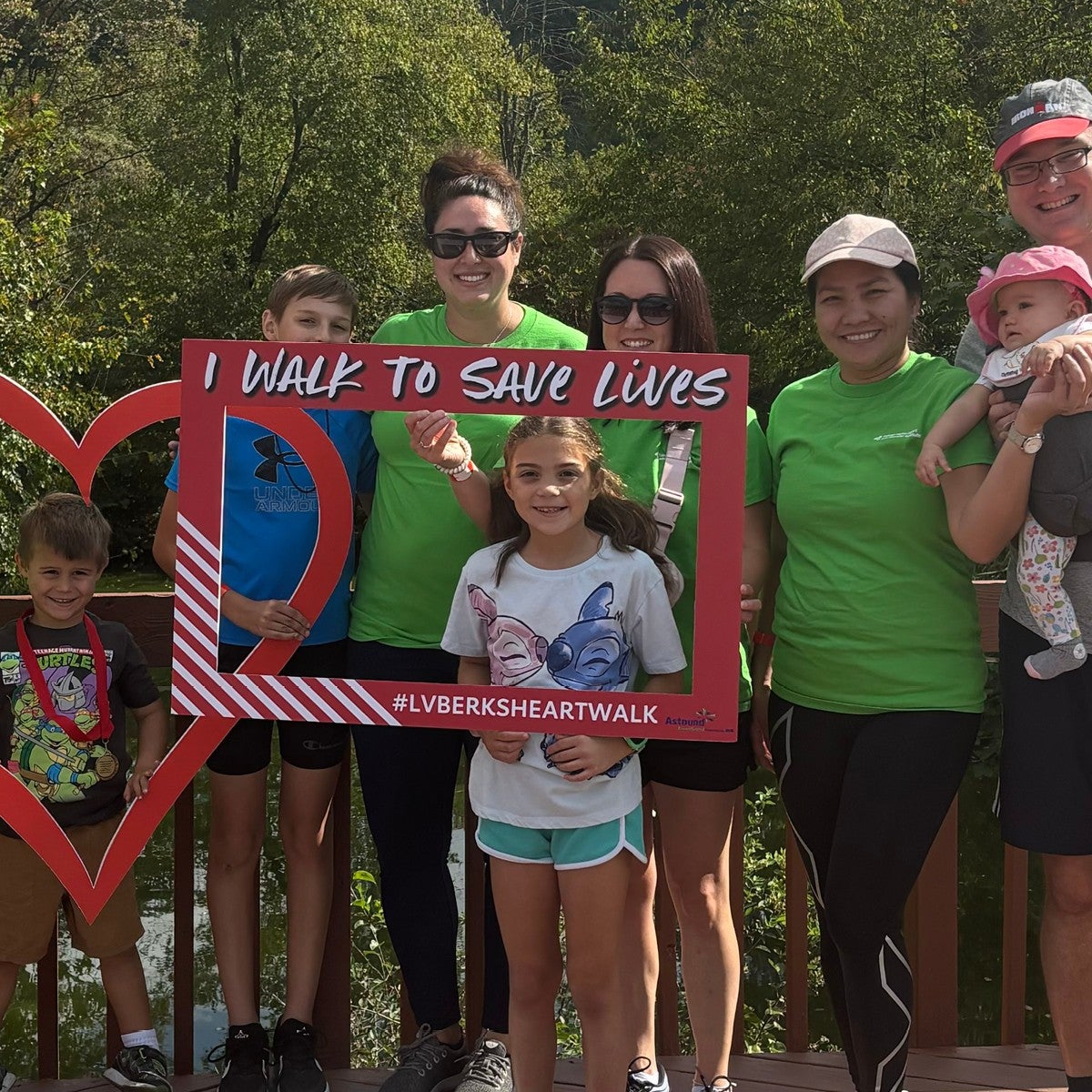 LVHN Teams Raise More Than $8,000 in American Heart Association Heart Walk
