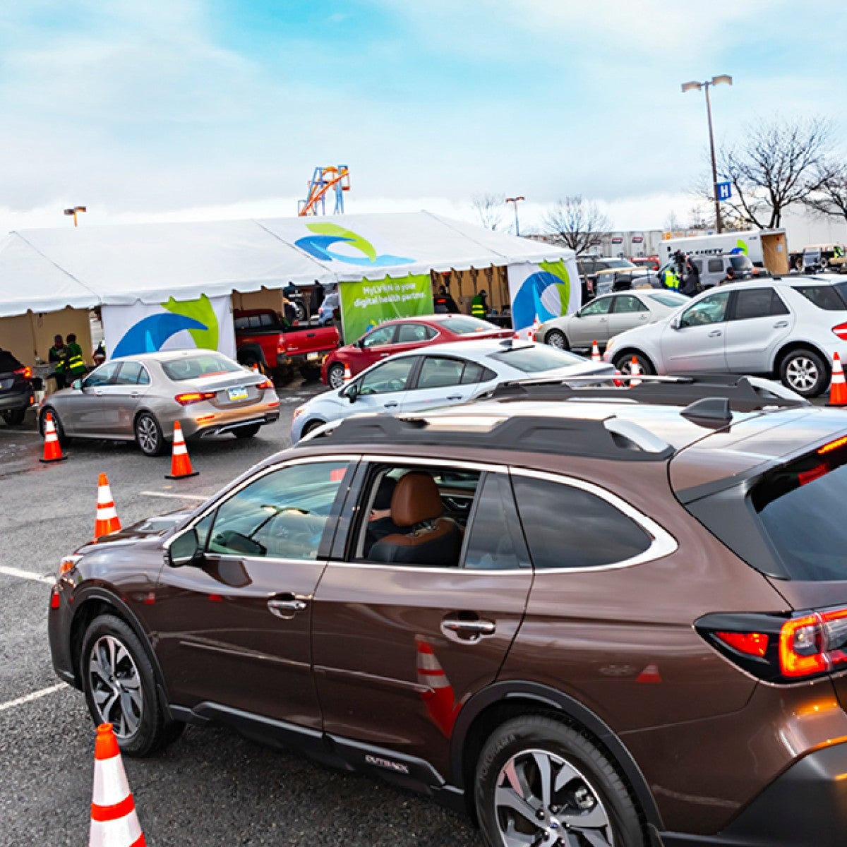 Lvhn Hosts Region S First Drive Through Covid 19 Vaccination Clinic